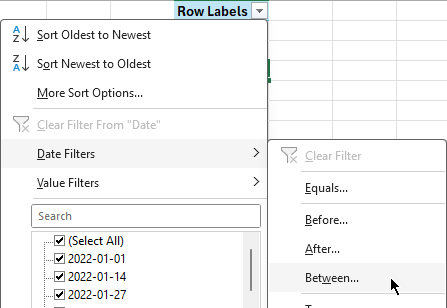 Excel Pivot Table filter for Year and Month - Microsoft Q&A