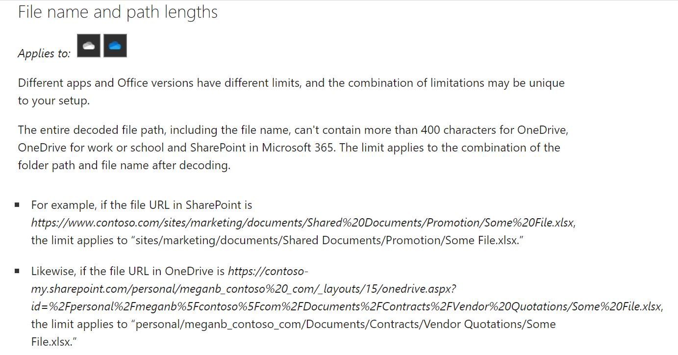 How to upload file with long file path >400 characters to Onedrive ...