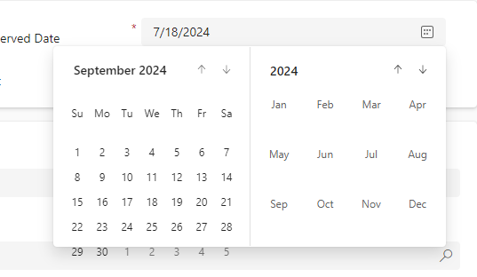 How to fix a broken calendar grid in Power App? - Microsoft Q&A