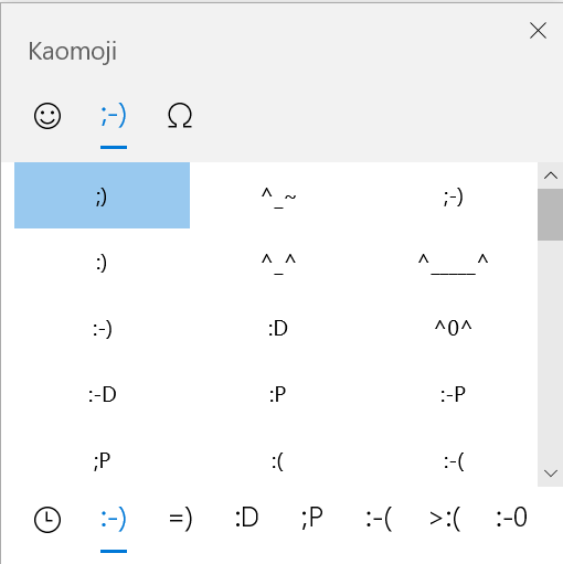 How to add kaomoji using touch-keyboard (windows 10)? - Microsoft Q&A