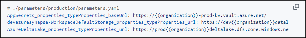 OverrideArmParameters with Synapse workspace deployment@2 - Microsoft Q&A