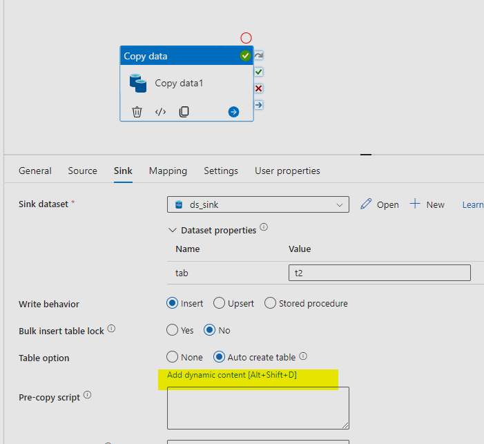 Error With Autocreate Table With Salesforce As Source And Azure Sql Server As Sink Microsoft Qanda