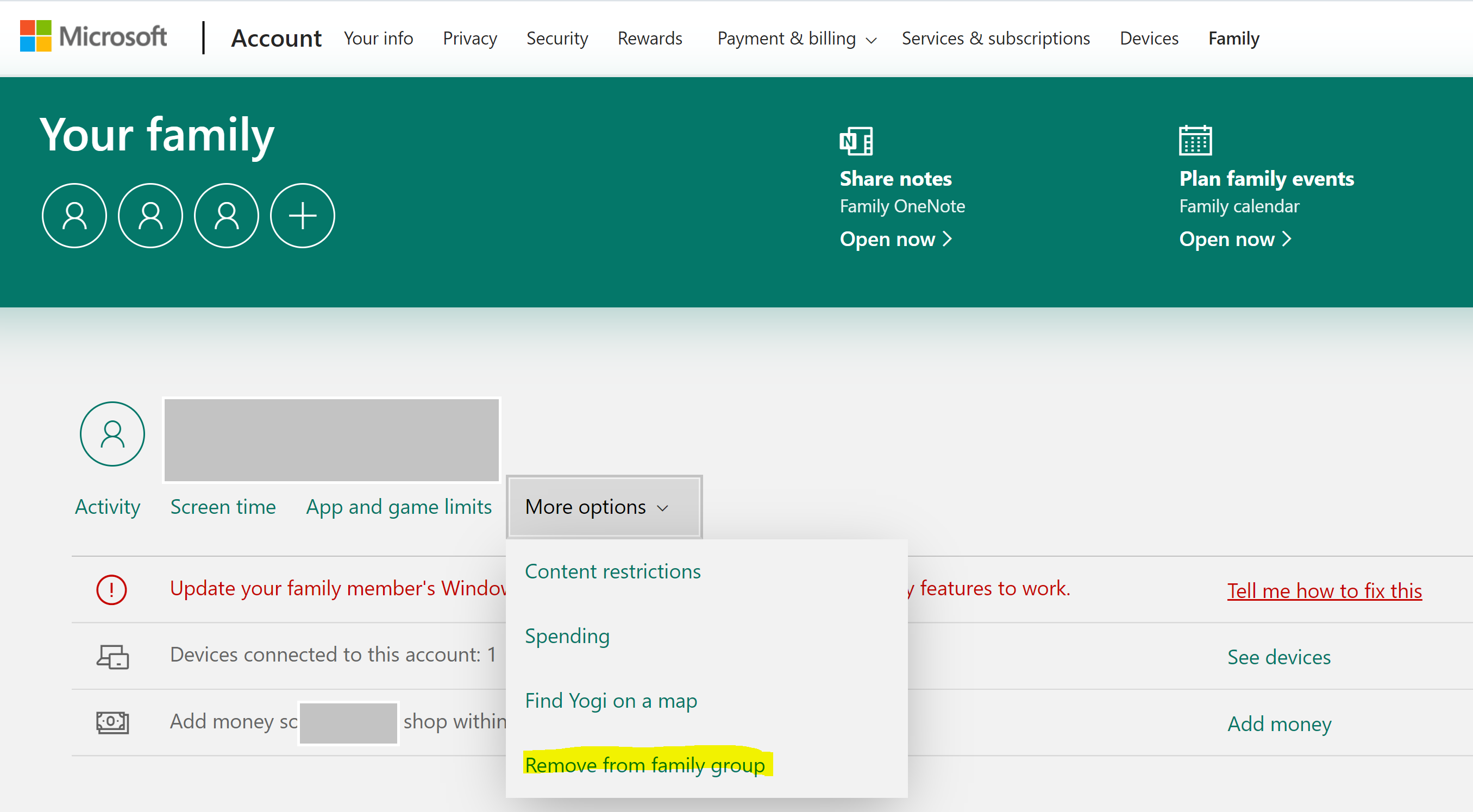 Microsoft Family - how to change from member to organizer - Microsoft Q&A