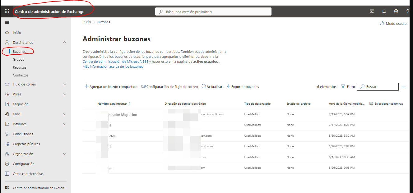 Problem at step 3 Provision mail user account for all users you are ...