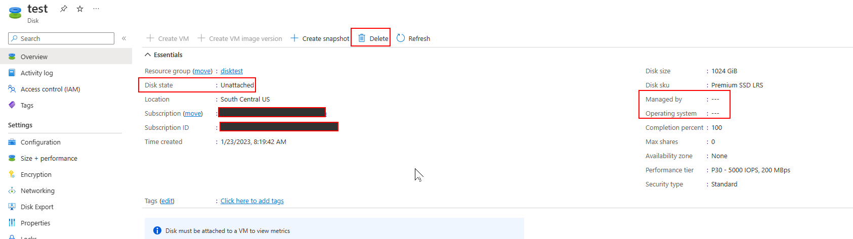 How to find disks not in use? - Microsoft Q&A