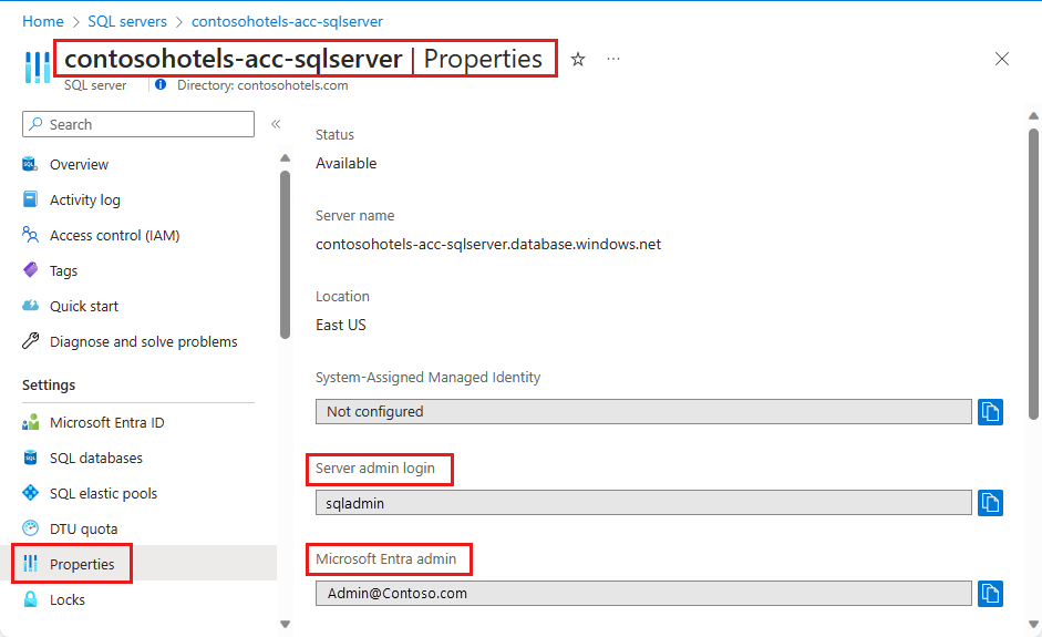 What target user name should I specify when migrating sql server to azure sql - Microsoft Q&A