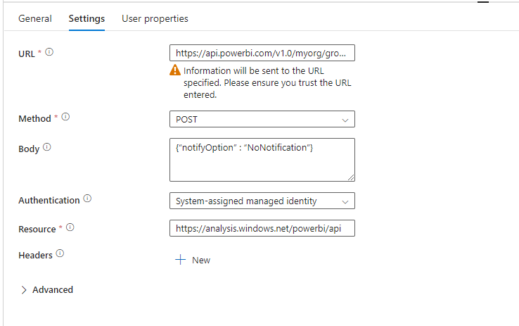 Can I use a managed identity in ADF to get a PowerBI dataset to refresh? - Microsoft Q&A