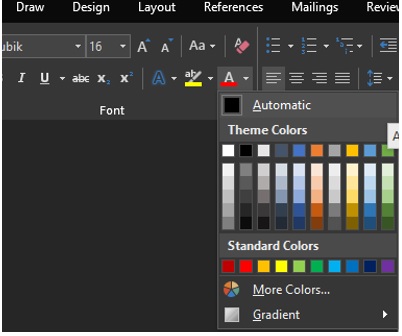 Customize Color Palette in O365 Word, Excel and other Apps - Microsoft Q&A