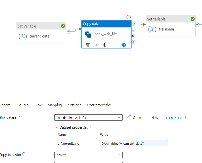 dynamic source dataset expression - Microsoft Q&A