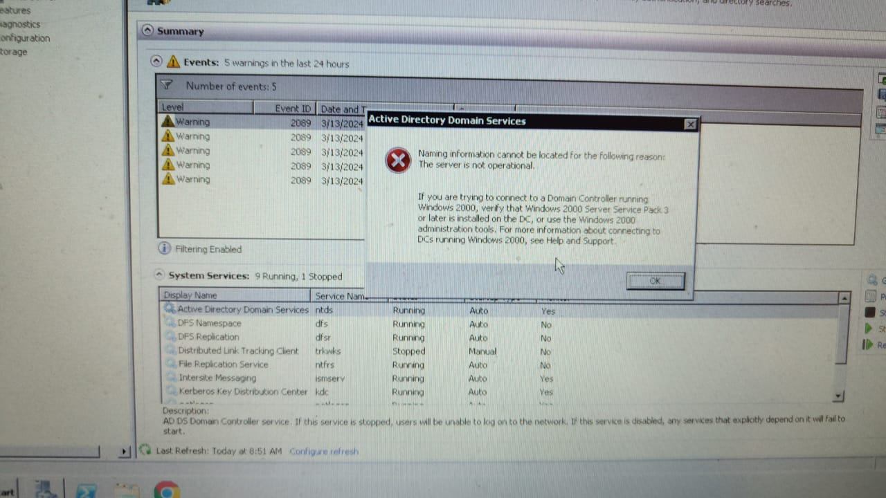 "Facing a 'Naming Information Cannot Be Located' error on my Windows ...