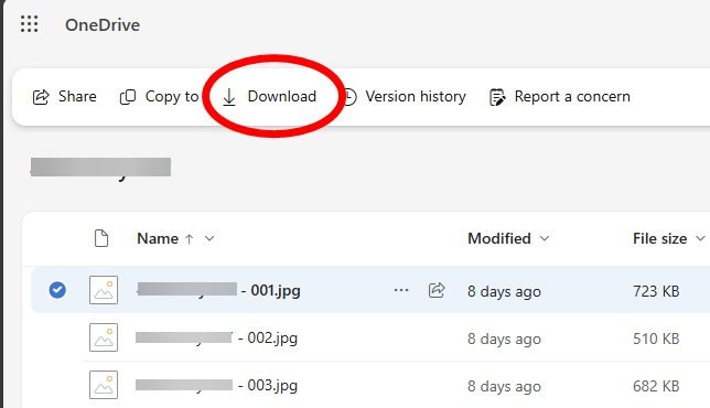 Download Button missing when selecting multiple files - Microsoft Q&A