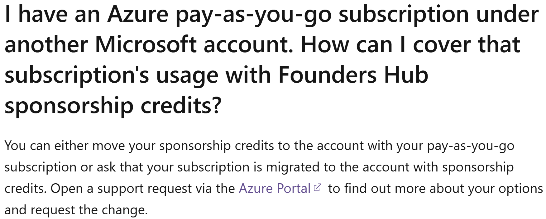How do I use Azure credits from a global admin account? - Microsoft Q&A