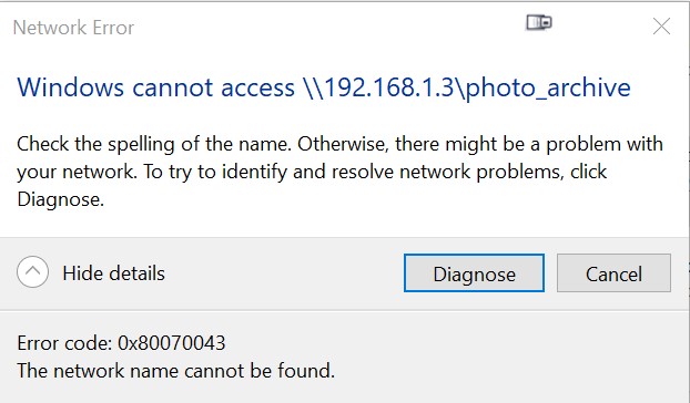 Windows 10 Smb Cannot Connect To Shares On My Synology Nas Anymore Microsoft Qanda