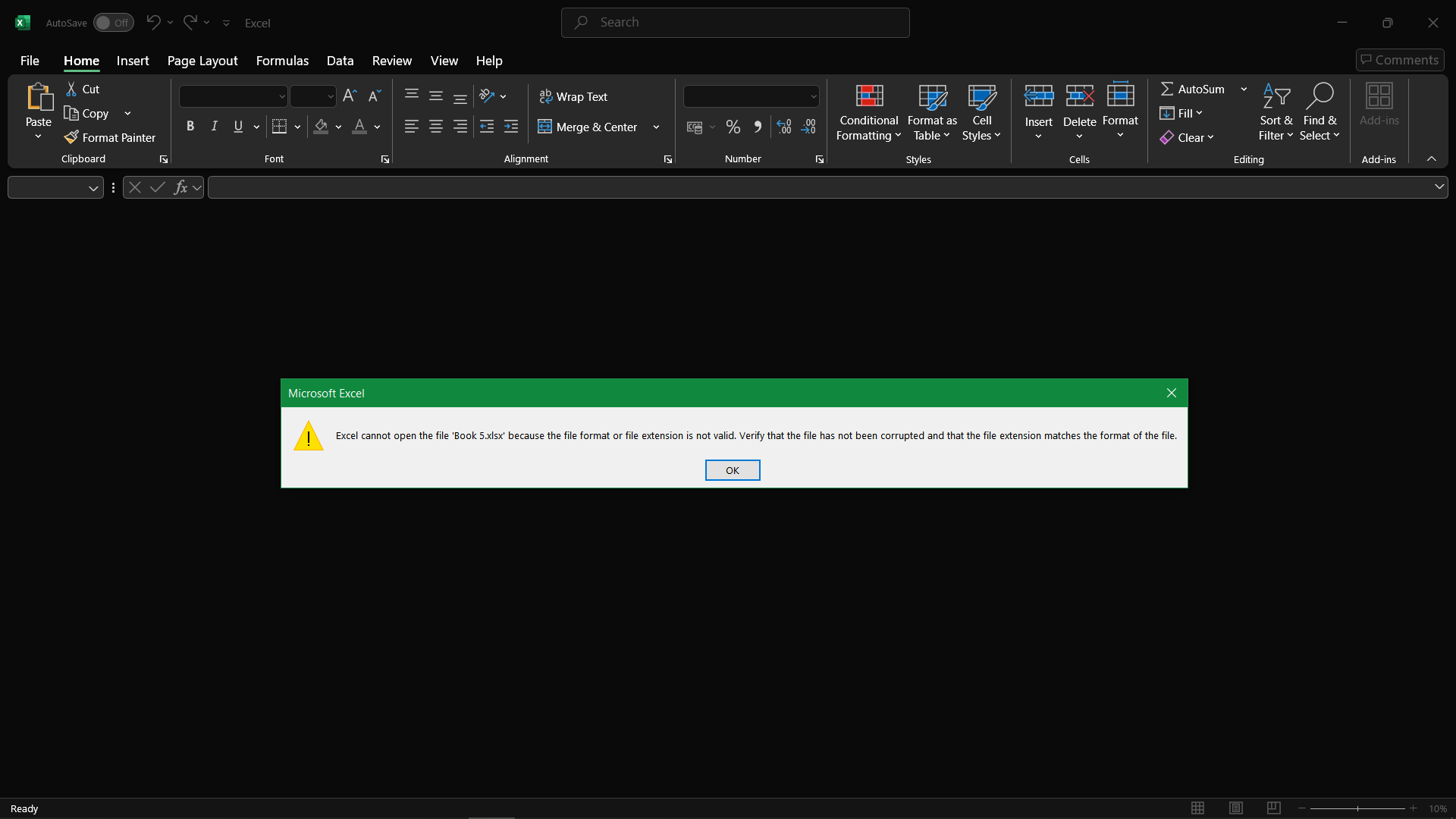 Office 365 Copilot error creating new Excel Workbook - Microsoft Q&A