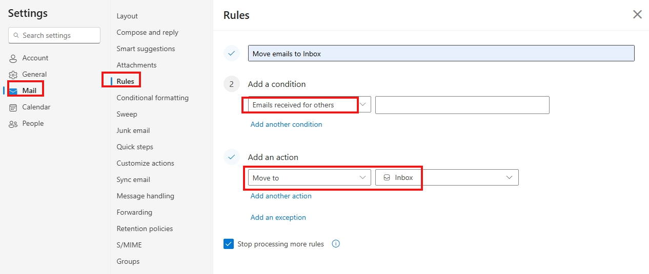 Most of my new messages goes to Conversation History not on my inbox ...