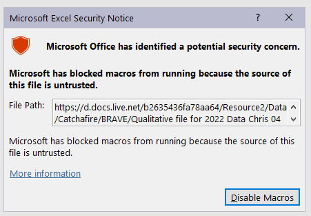 Excel files with VBA code (XLSM) are suddenly blocked - Microsoft Q&A