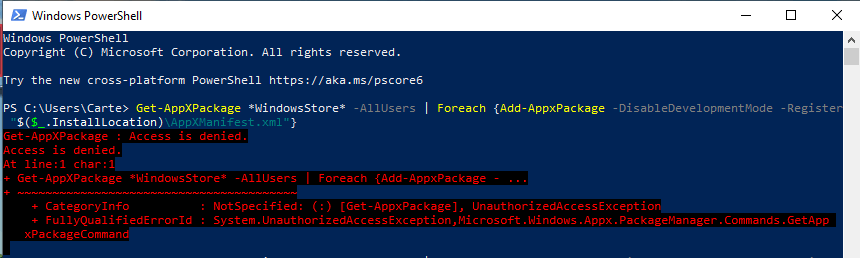 Error code: 0x80073CF9 When Attempting to install/update games within Xbox App or Microsoft ...