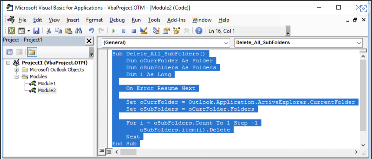 Empty multiple trash folders in outlook for windows - Microsoft Q&A