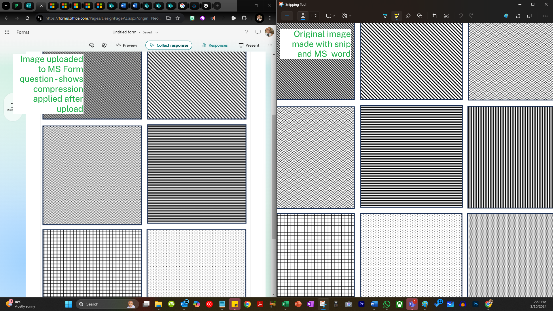 How do I stop MS Forms from compressing my images and making them blurry? - Microsoft Q&A