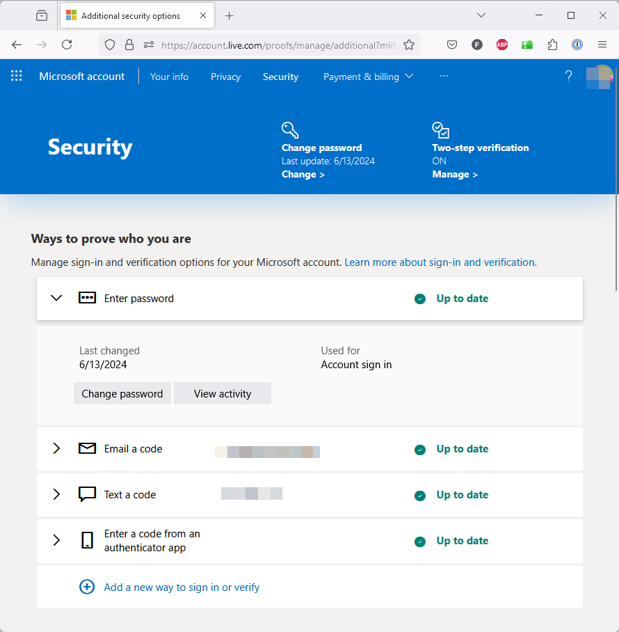 How to cancel an unauthorized ‘security info replacement’? - Microsoft Q&A