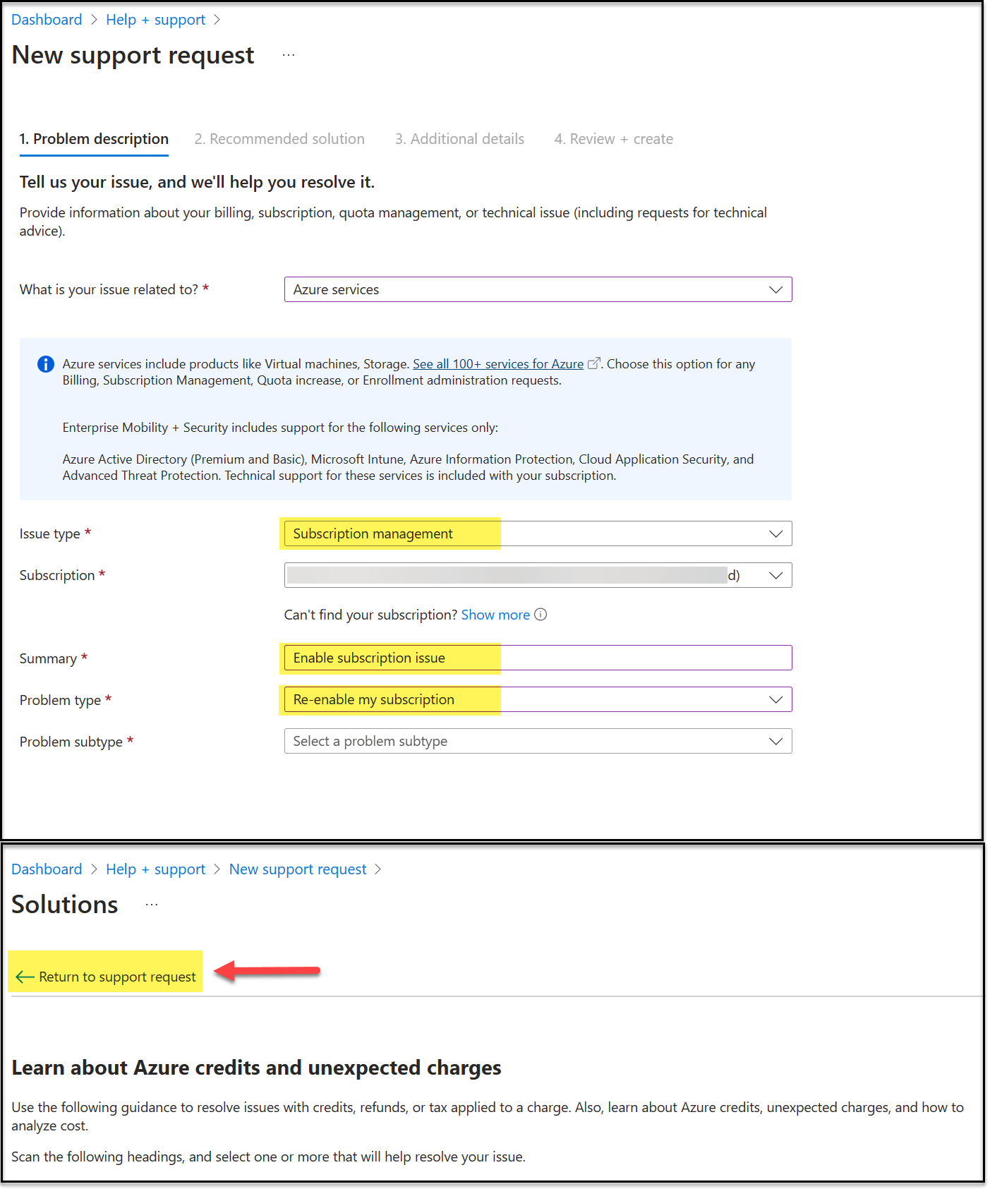 How to reactive my subscription - Microsoft Q&A