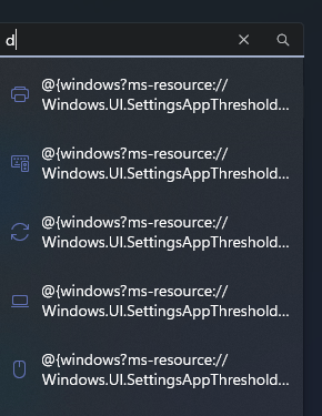 How to get rid of weird Symbols in Windows Settings - Microsoft Q&A