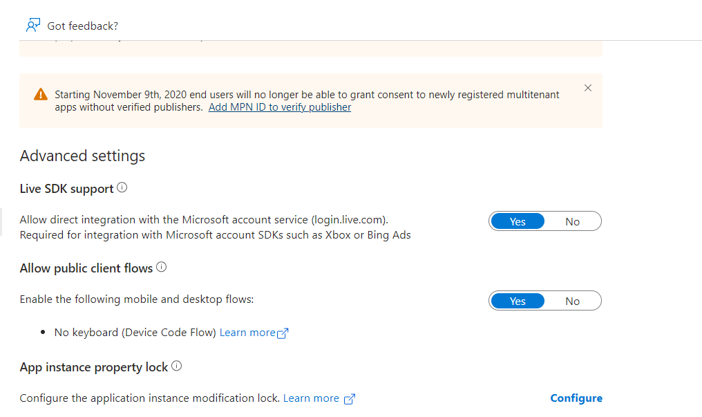 How to fix the issue, i'm getting this error- A configuration issue is preventing authentication ...