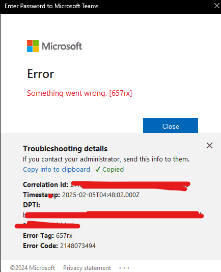 microsoft teams issue - Microsoft Q&A