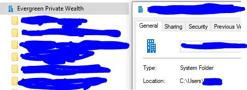Windows File Folder - Meaning of Blue Buildings Icon - Microsoft Q&A