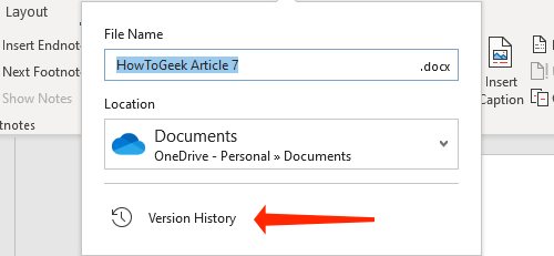 How can I get my edit history from ms words? - Microsoft Q&A