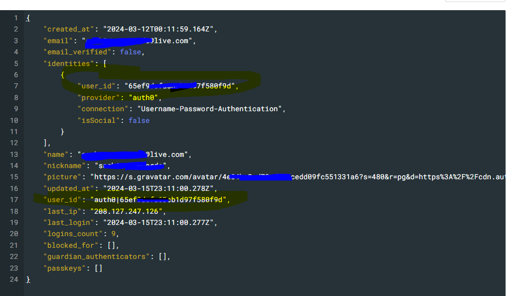 Unable to get custom user properties (user_id) from Auth0 in Azure AD ... Unable to get custom user properties (user_id) from Auth0 in Azure AD ...