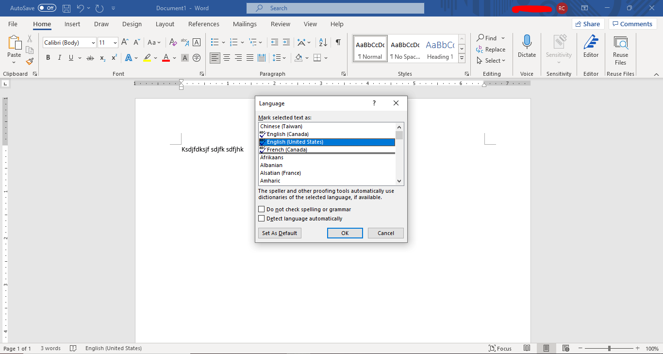 Word does not spell check anymore - Microsoft Q&A