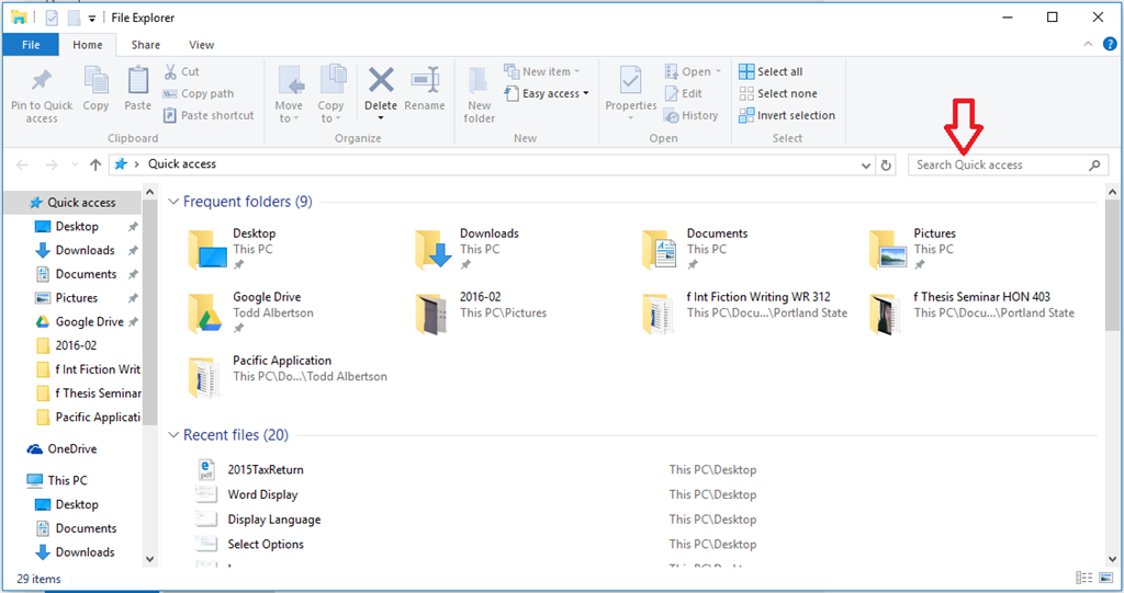 Is it possible to Search for a Word 2016 document created on a specific ...