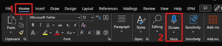 Dictation issue - punctuation using WORD - Microsoft Q&A