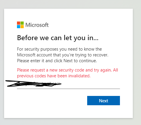 Account recovered but still cannot access - Microsoft Q&A