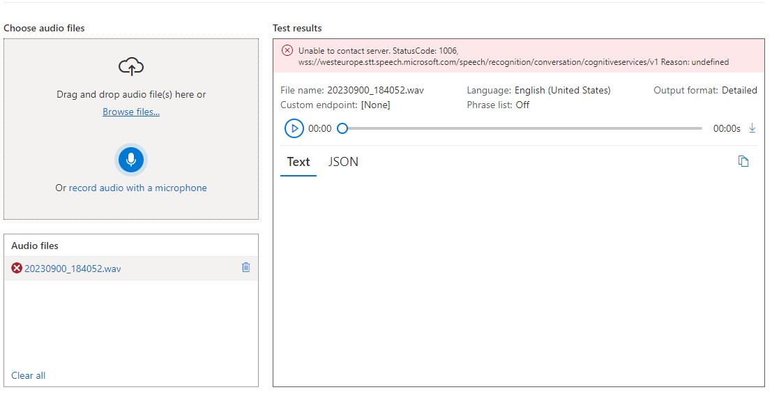 Azure AI - You don't have operation permission to ... according to the level of access you've ...