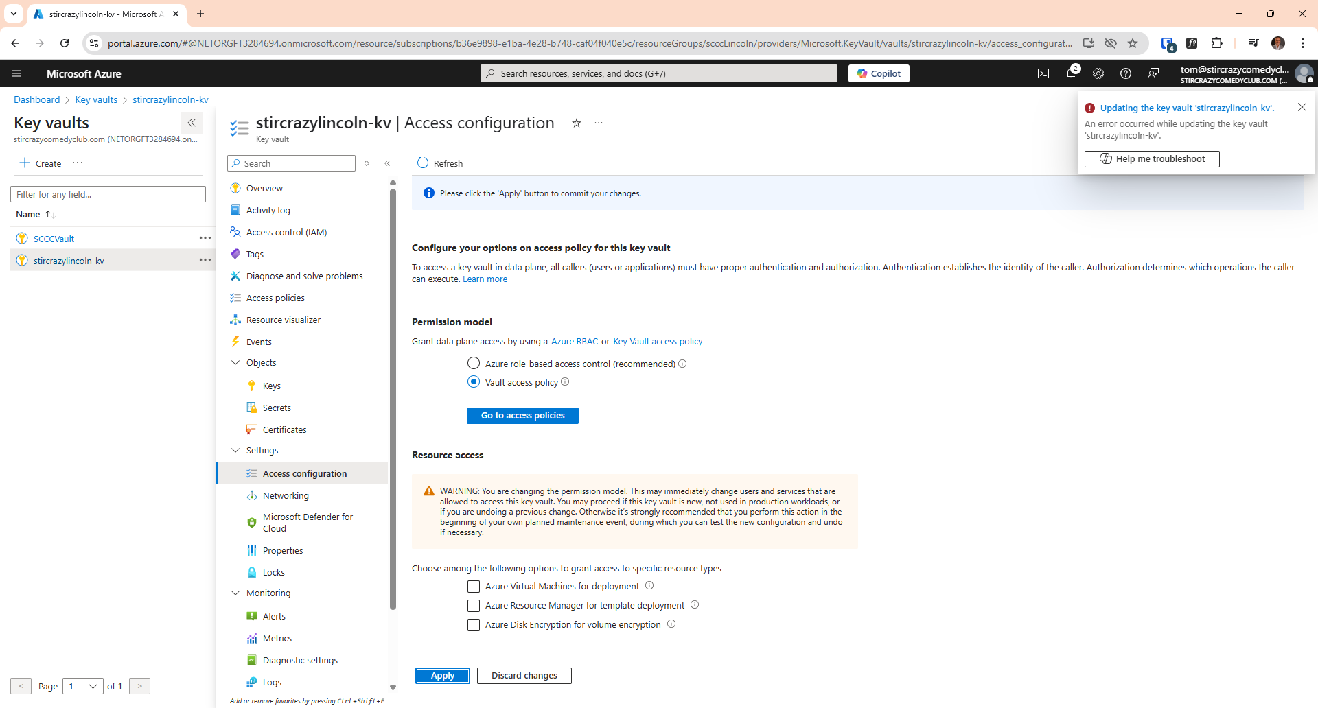 Cannot access issued App Service Certificate or open support ticket - Microsoft Q&A