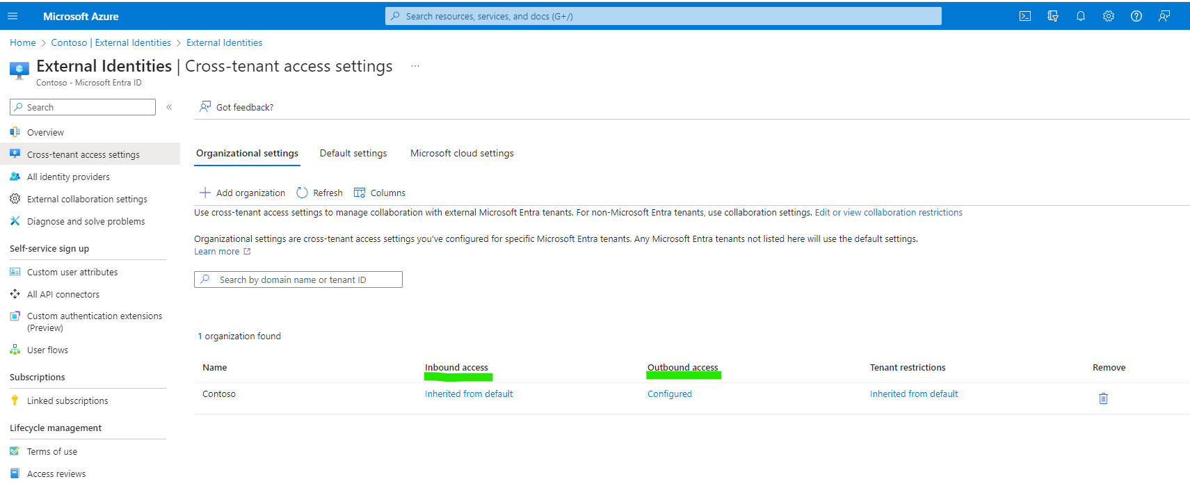 How to tell what an organization has access to using Cross-tenant ...