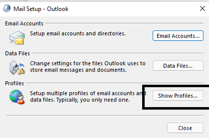 Shared mailbox send error - can't access data file - Microsoft Q&A