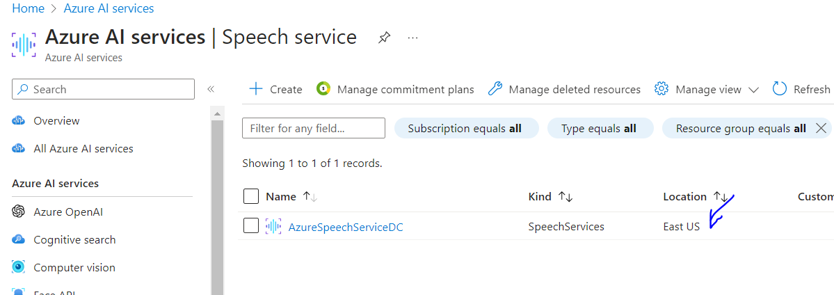 How to use Azure AI Service/Speech Service in PowerAutomate - Microsoft Q&A