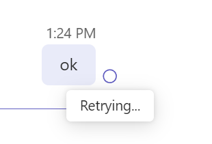 Teams' desktop APP keep retrying when sending message to specific individuals - Microsoft Q&A