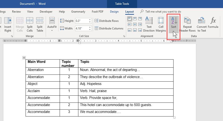 How to arrange paragraphs in alphabetical order? - Microsoft Q&A
