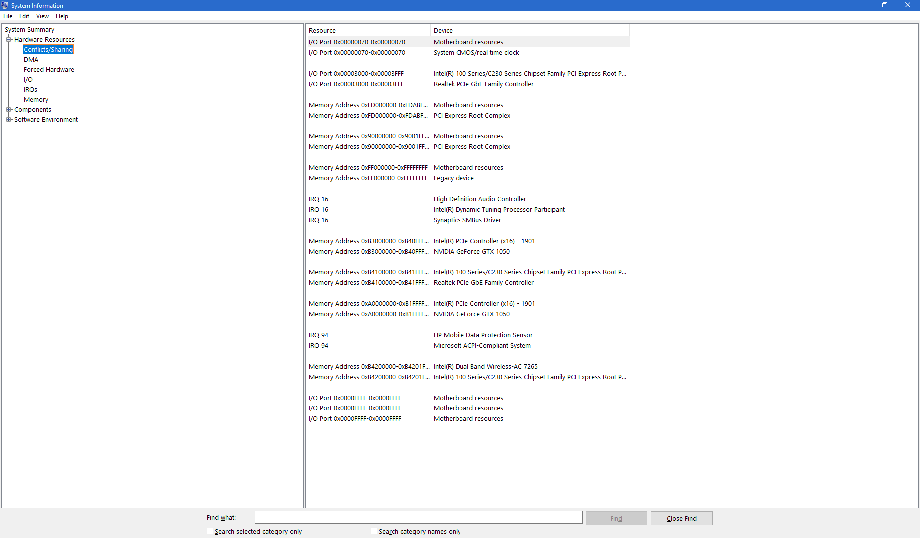 IRQ conflicts spotted on Windows 10 HP Laptop - Microsoft Q&A
