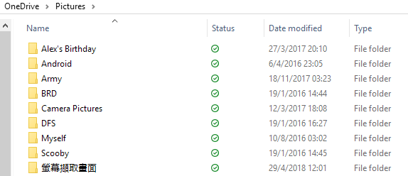 OneDrive screenshots folder name in another language - Microsoft Q&A