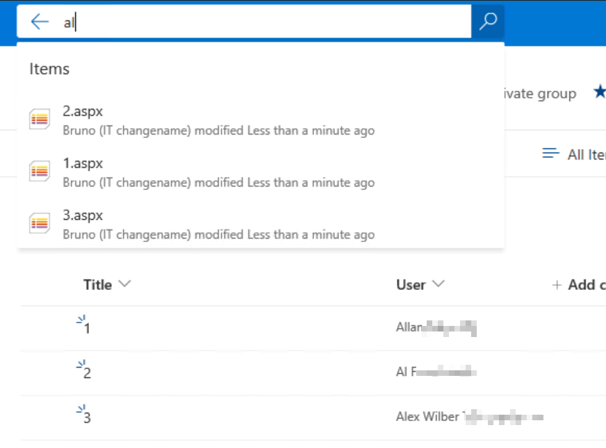 SharePoint list only showing DispForm.aspx.aspx results - Microsoft Q&A