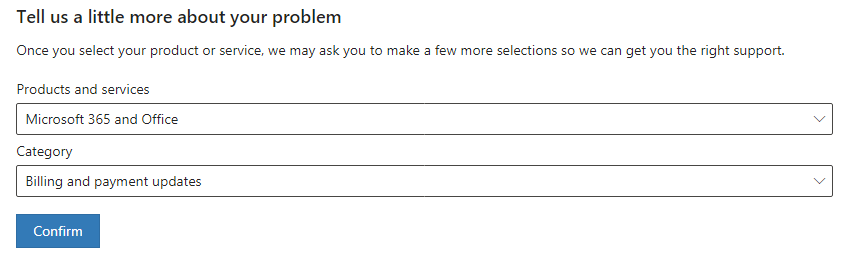 How do I talk to a HUMAN BEING on the phone about a billing issue? - Microsoft Q&A