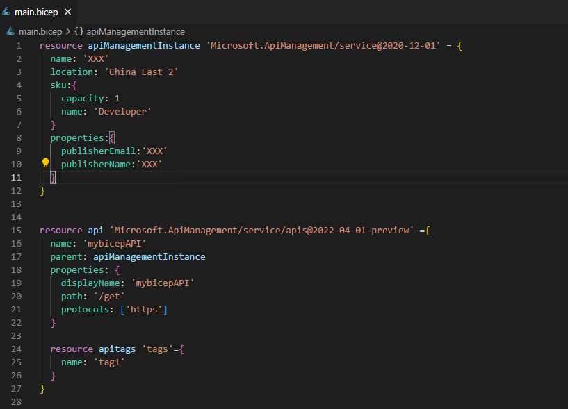is it possible to detach tags from APIM api using becip (the previous ...