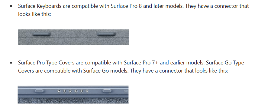 Type Cover for Microsoft Surface 7 Pro - Microsoft Q&A