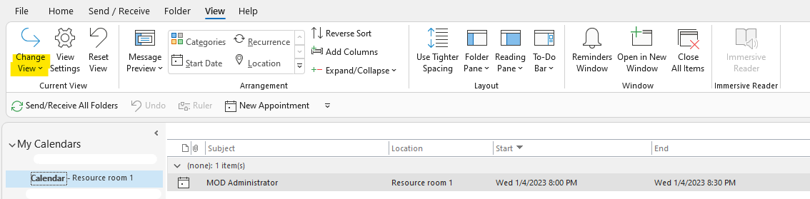 Outlook calendar - Export Outlook Resource Calendar - Microsoft Q&A