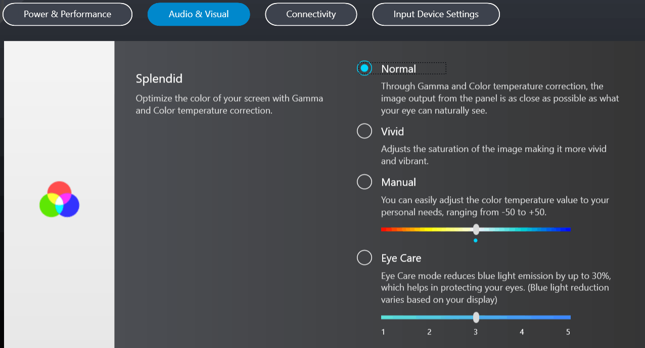 Can't Turn Off Asus Splendid Mode in Windows 11 - Microsoft Q&A